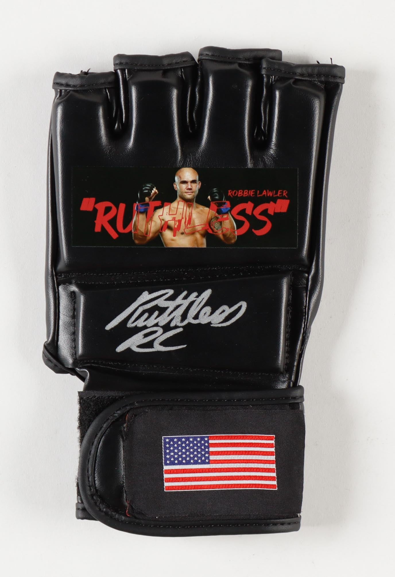 Robbie Lawler “Ruthless” Signed UFC Fight Glove Beckett – GameDay Display