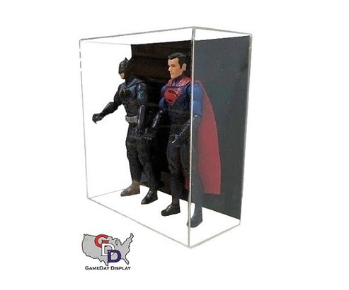 Acrylic Wall Mount Double Action Figure Display Case - 12" - 1:6 Size ...